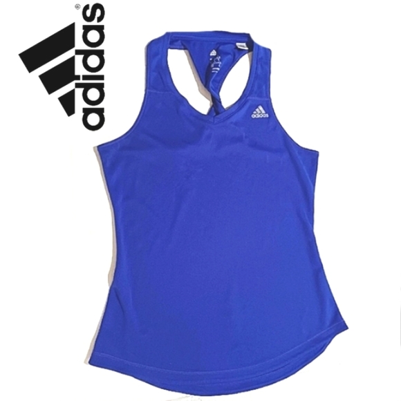 adidas | Tops | Adidas Climalite Racerback Twisted Vneck Tank Top Like ...